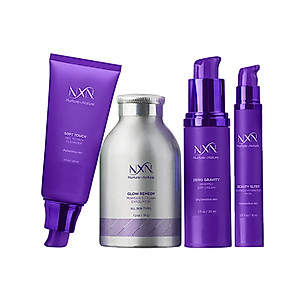 NxN 4-Step Skin Care Total Moisture System - Moisturizer, Cleanser, Exfoliator, Evening Mask - Hydrates Skin, Reduces Wrinkles
