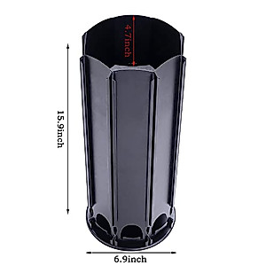 Coffee Vertuo Pod Holder Carousel Stand for Nespresso Vertuo Capsule Storage Organizer with Extra Space for Coffee Mate Silent Rolling (Vertuo 80+ Pod Storage)