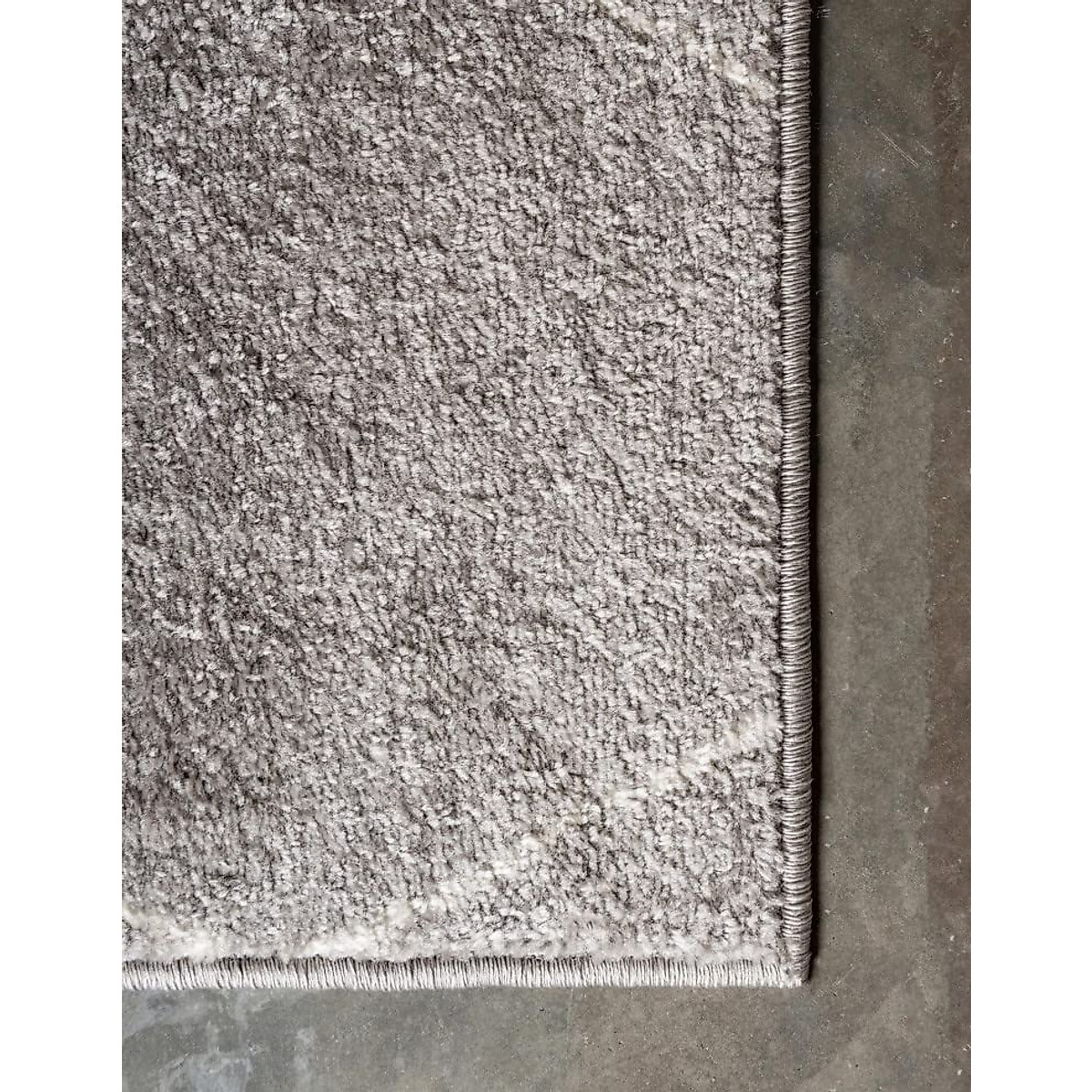 Unique Loom Trellis Frieze Collection Area Rug - Geometric (4' Square, Light Gray/ Ivory)