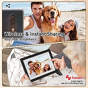 Secura Home WiFi Digital Picture Frame 10.1 Inch IPS HD Touch Screen Smart Cloud Photo Frame with 32GB Storage, Auto-Rotate, Wall-mountable, Share Photos and Videos via Frameo App from Anywhere