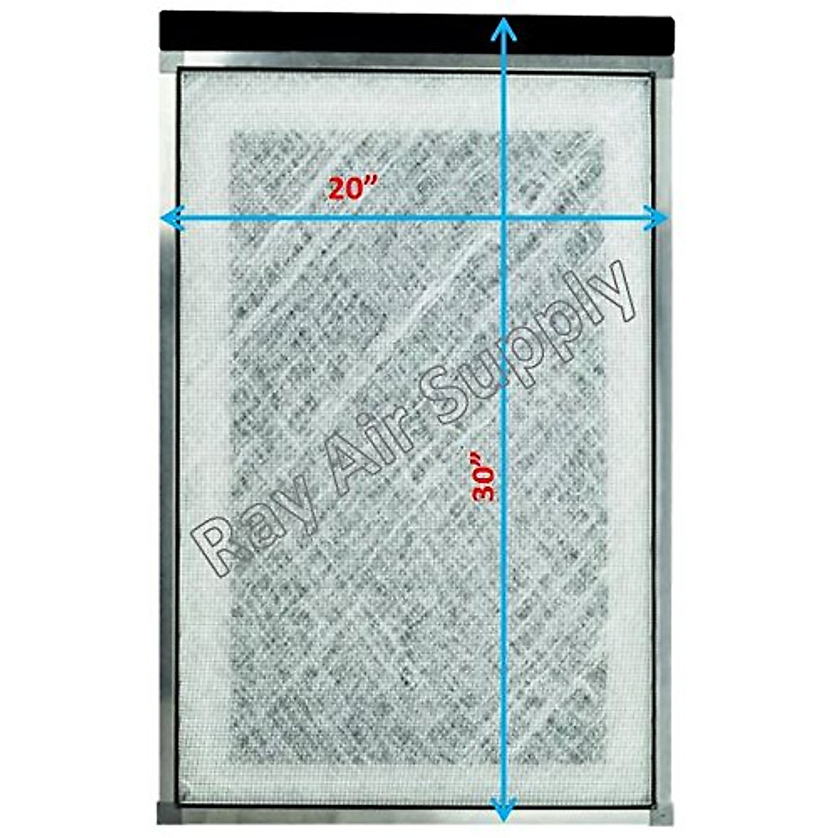 RAYAIR SUPPLY 20x30 Air Ranger Replacement Filter Pads 20X30 (3 Pack) White