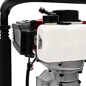 52CC Gas Powered T-Post Driver with Air-Cooled Cooling System 1900W Portable Petrol Piledriver Single Cylinder Gasoline Petrol Garden Fencing Tool Machine for Professional, Daily Household