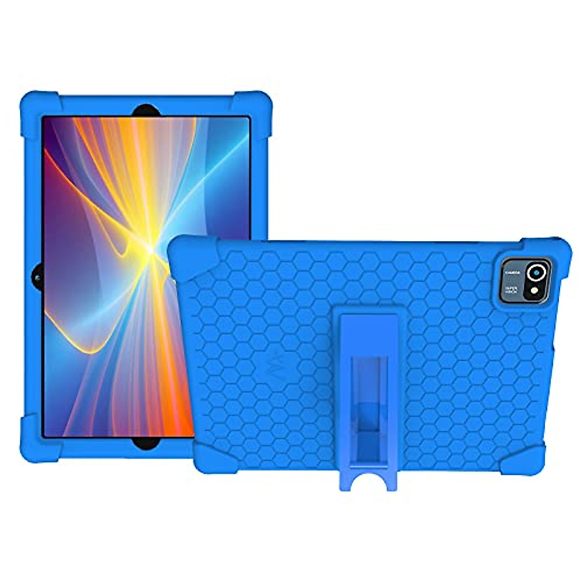 MB1001 Tablet Case, Transwon Kids Case for Moderness 10.1 MDN10013/ Smart Life Within Reach Tablet Case/for Okaysea Velorim HAPPYBE ANYLAKE Freeski OLEXEX Bestski CZZ Tablet Case 10.1 - Blue