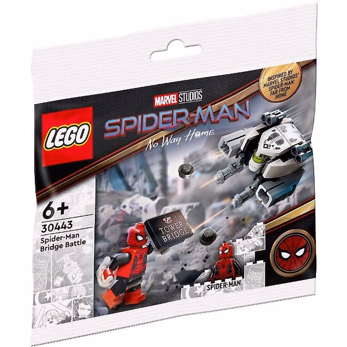 Lego Set of 2: 76261 Spider-Mans Large Showdown & 30443 Spider-Mans Bridge Duel