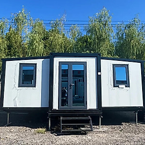 Expandable Container House Folding Box House Room Prefabricated 2 Bedroom Expandable Container House with Bathroom