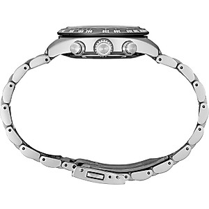 SEIKO SSC813 Watch for Men - Prospex Collection - Stainless Steel Case and Bracelet, White Dial
