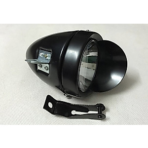 Cool Metal Shell Bright Classical Cool Bicycle Headlight Retro Vintage Bike LED Light Night Riding Safety Front Head Lamp Fog Headlamp