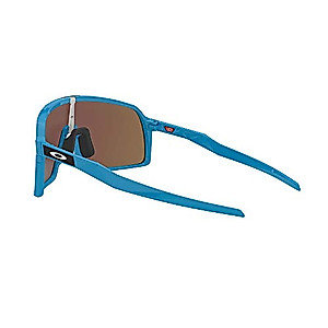 Oakley Men's OO9406 Sutro Rectangular Sunglasses, Sky/Prizm Sapphire, 37 mm