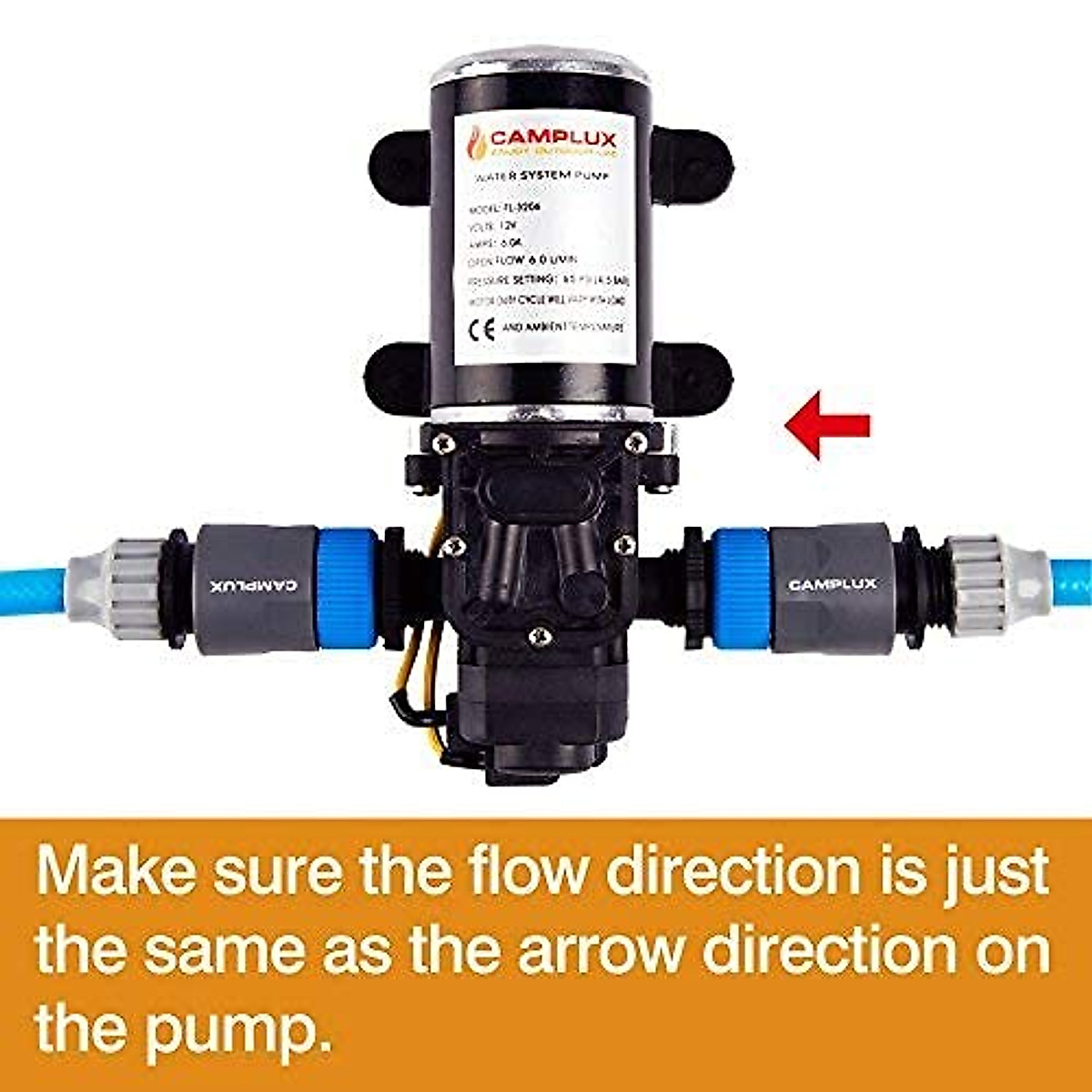 Camplux Pro 1.58 GPM Tankless Propane Water Heater, Outdoor Propane Gas Water Heater with 65 PSI High Pressure Caravan Boat Gas Hot Water System