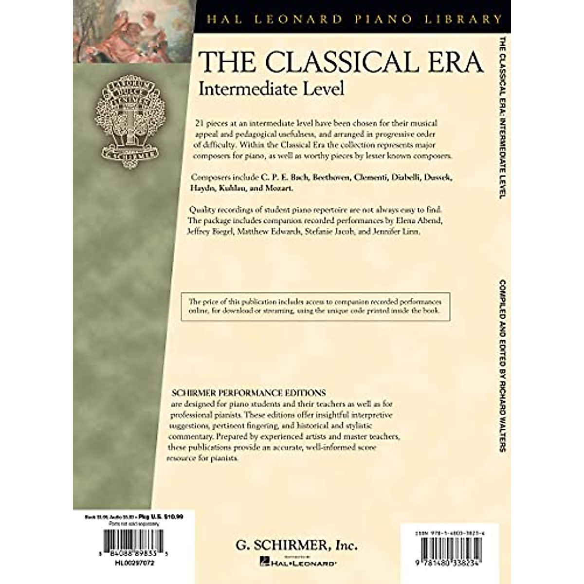 The Classical Era: Book with Online Audio Access Intermediate Level (Hal Leonard Piano Library)