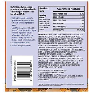 Tetra Goldfish Select Goldfish Flakes, 7.06 oz.
