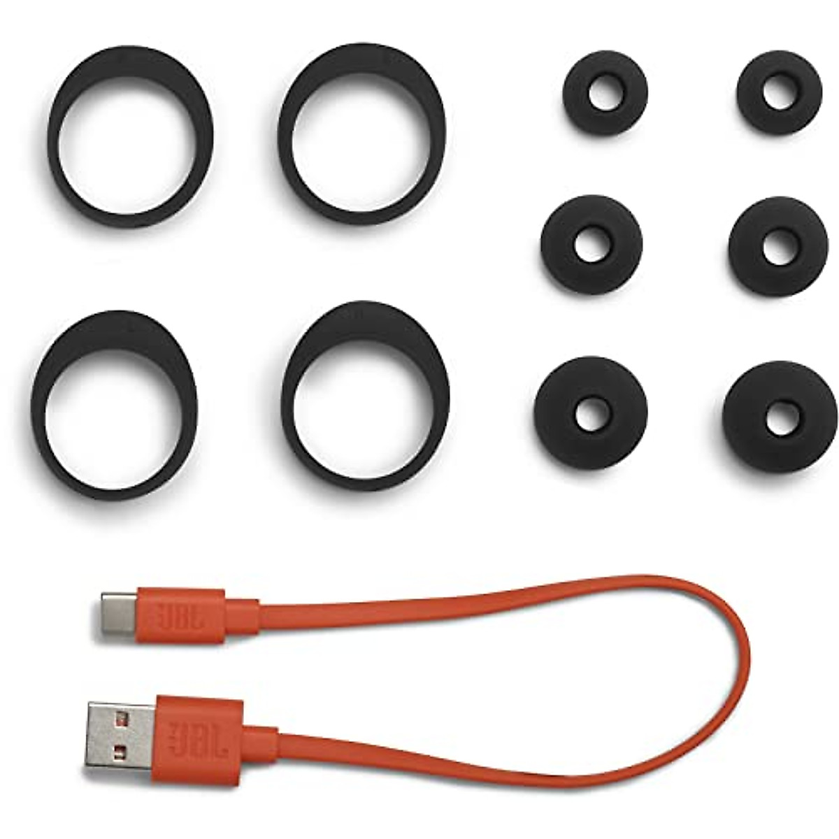 JBL Harman Live Free NC+ TWS, Bluetooth Earbuds, True Wireless, Active Noise Cancelling, Charging Case, Quality Sound, iPX7 Water Resistant - 10w Pad Black (Renewed)