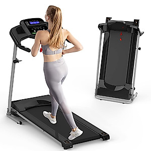 Treadmill,Home Foldable Treadmill with Incline, Folding Treadmill for Home Workout, Electric Walking Treadmill Machine 15 Preset or Adjustable Programs 250 LB Capacity MP3