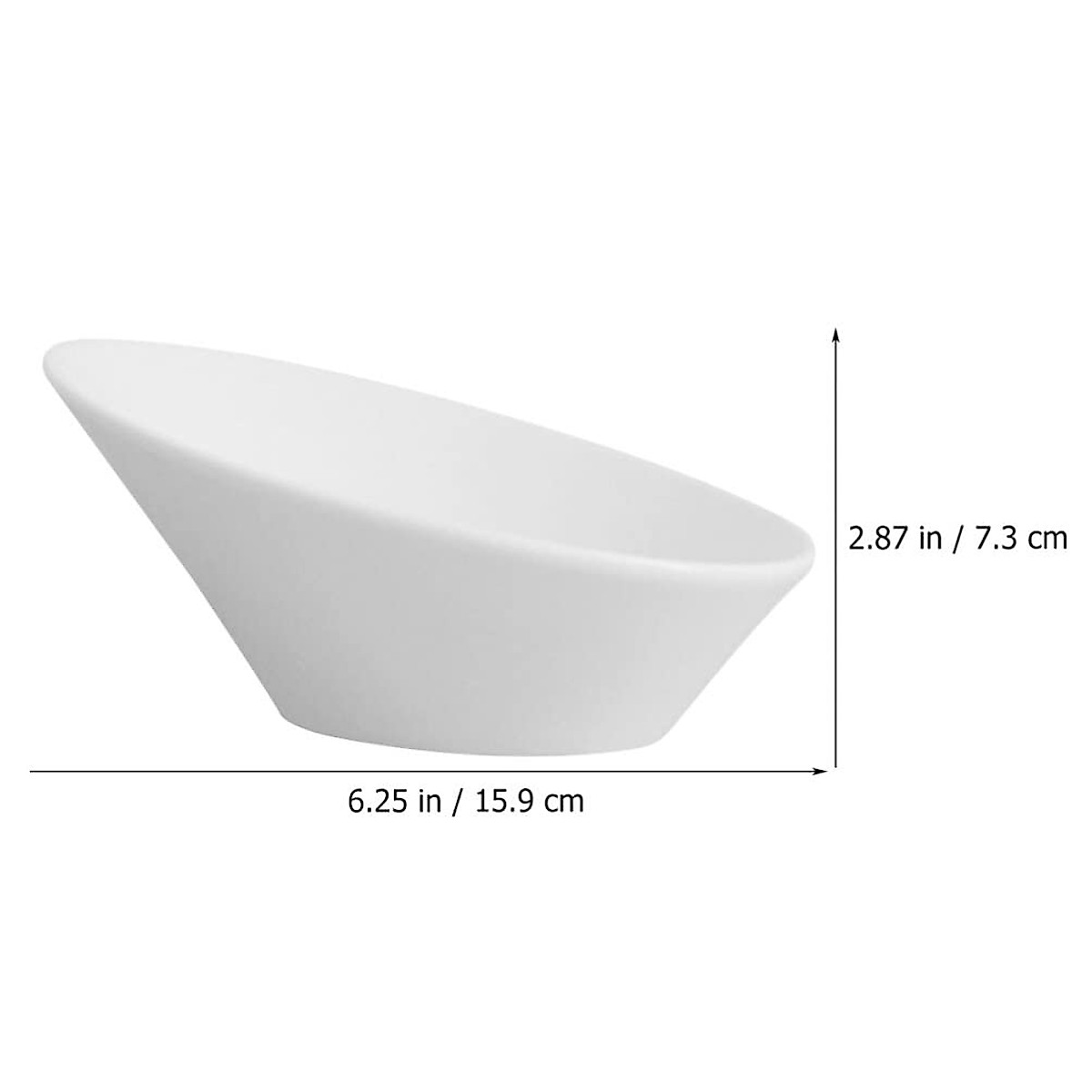 Luxshiny Ceramic Salad Bowls Porcelain Serving Dish White Angled Ceramic Bowls Large Salad Mixing Bowl for Weddings Events Birthday Party Soup Rice Prep
