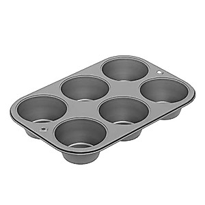 G & S Metal Products Company OvenStuff Non-Stick 6 Cup Jumbo Muffin Pan - American-Made