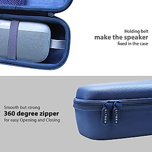 LTGEM Case for Bose Soundlink Flex Bluetooth Portable Speaker,Hard Storage Travel Protective Carrying Bag, Blue