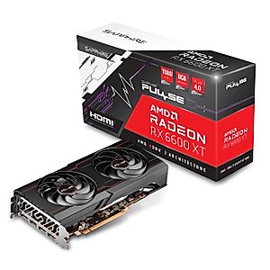 Sapphire 11309-03-20G Pulse AMD Radeon RX 6600 XT Gaming Graphics Card with 8GB GDDR6, AMD RDNA 2