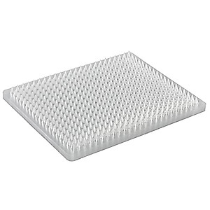 BYTEBAY 16 Pack Cat Deterrent Outdoor Scat Mat for Cats&Dogs, Keep Away Pest Plastic Mats with Spikes,16 x 13 Inches…