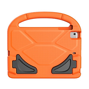 SUPLIK Kids Case for iPad Mini 5/4/3/2/1 (7.9"), Durable Shockproof Protective Handle Bumper Stand Cover with 2*Screen Protectors for 7.9 inch Apple iPad Mini 5th/4th/3rd/2nd/1st Generation, Orange