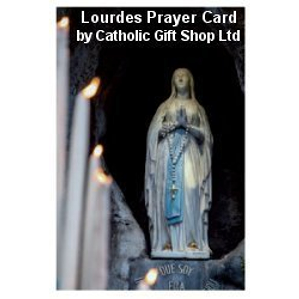 Lourdes Holy Water in 1 Liter Container (0.264 Gallons)