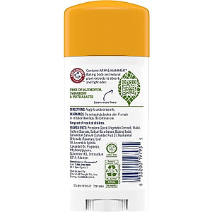 ARM & HAMMER Essentials Deodorant Fresh Rosemary Lavender 2.50 oz (Pack of 3)