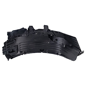 TRQ Front Right Rearward Inner Fender Liner Black Passenger Side Compatible with 2017-2023 Nissan TITAN NI1249177