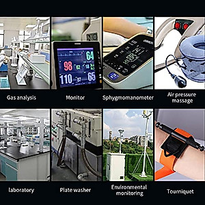 Small Double Head Vacuum Pump 12V DC brushless Motor Kamoer HLVP8-2 Micro Diaphragm Pump air Compressor high Flow≥360L/H Series Connection (12V)