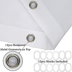 LB Mushroom and Butterfly Shower Curtain for Bathroom,Boho Starry Sky with Moon Phase and Country Plant Fabric Shower Curtain with Hooks,Black and White Bathroom Curtains Shower Set, 72x72 inches