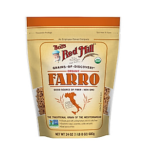 Bob's Red Mill Organic Farro Grain, 24-ounce (Pack of 4)