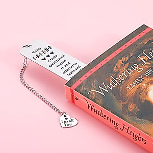 Best Friends Gifts Bookmark for Friendship Women Friends Birthday Book Mark Girls Teen Booklovers Galentines Valentines Day Gifts for Best Friend BFF Christmas Graduation Gift for Women Female Friend