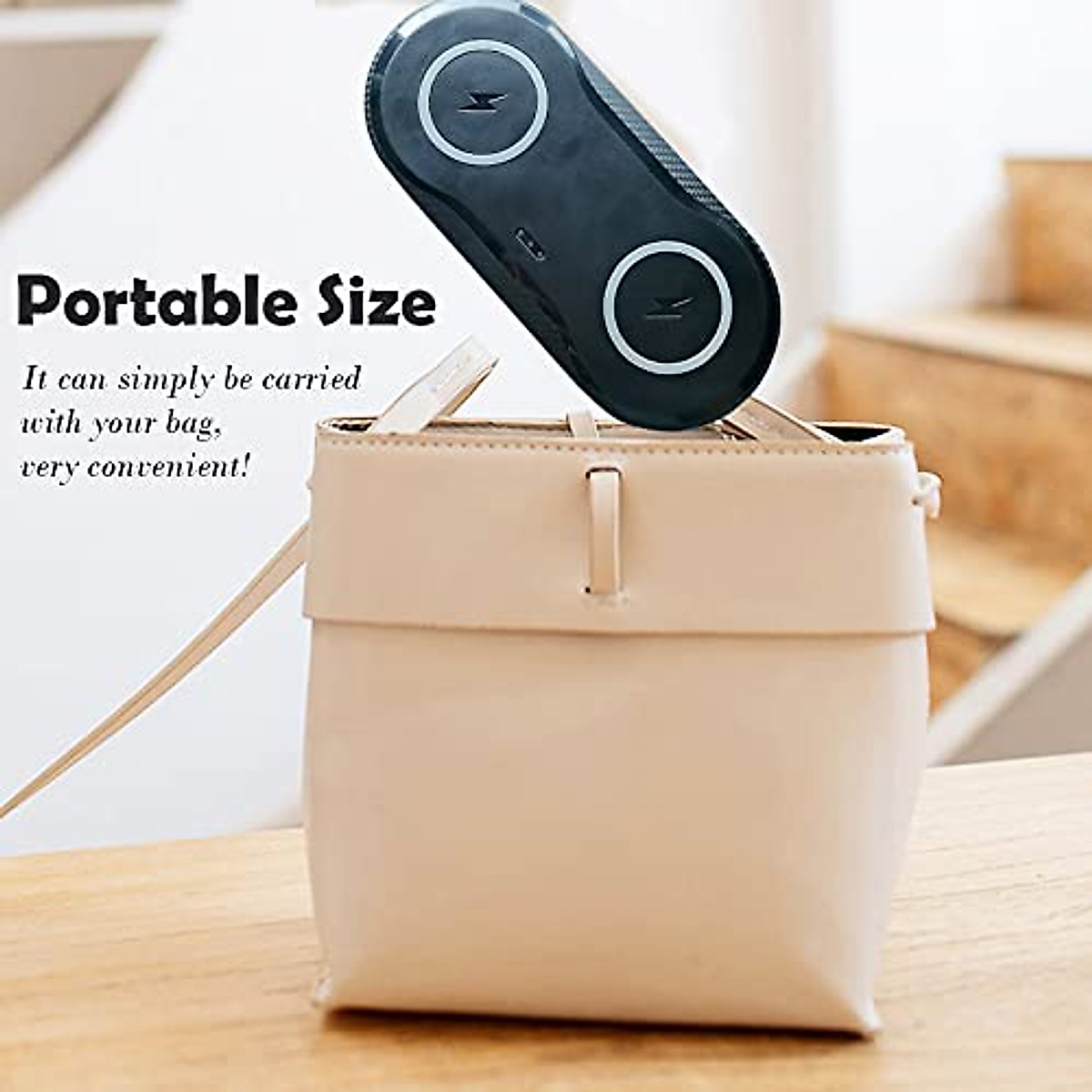 2 in 1 30W Fast Wireless Charger, Wireless Charging Pad, Dual 15W Wireless Charging Station for Samsung iPhone AirPods Type C Cable Included, Black