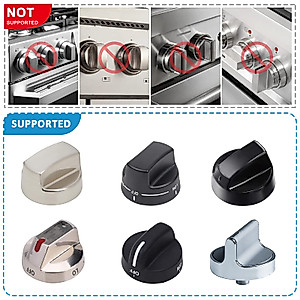 Stove Knob Covers for Child Safety - 5 Pack Babepai Upgraded Double-Key Design Universal Size Baby Safety Gas Oven Knob Covers Stove Guard Baby Proofing