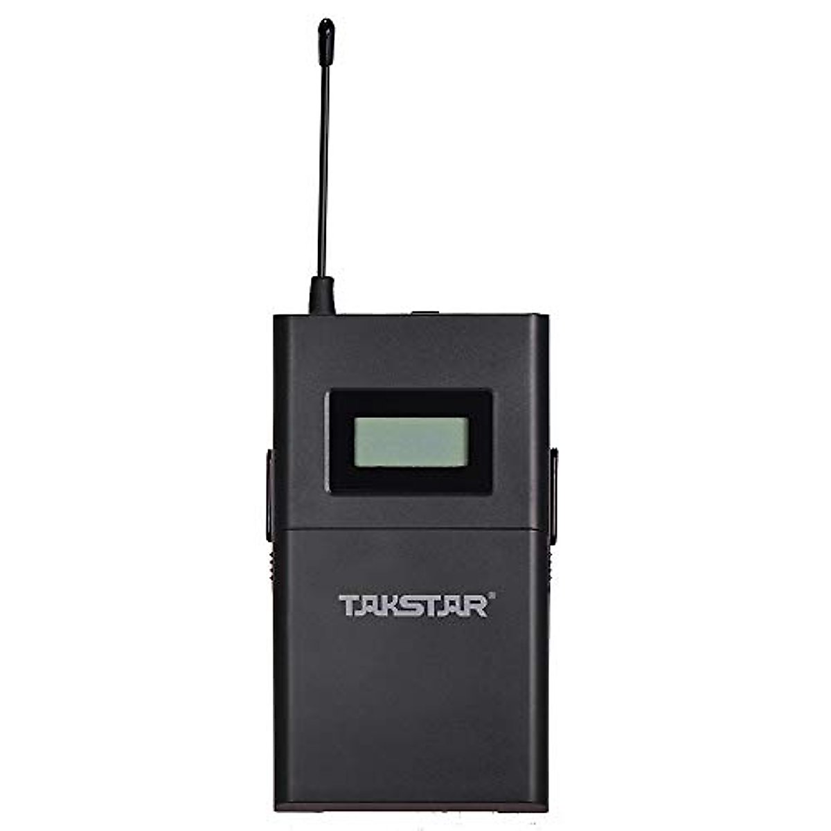PENCHEN WPM-200R UHF Wireless Audio System Receiver LCD Display 6 Selectable Channels 50m Transmission Distance with in-Ear Headphones