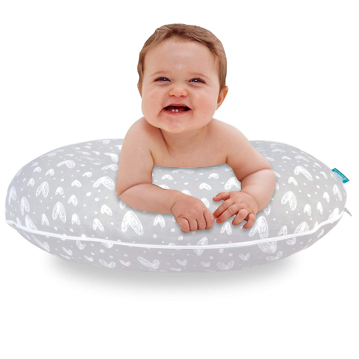 2 Pack Nursing Pillow Cover for Boppy Pillow 100% Cotton & Bassinet Sheets Compatible with Baby Delight Beside Me Dreamer Bassinet, 2 Pack