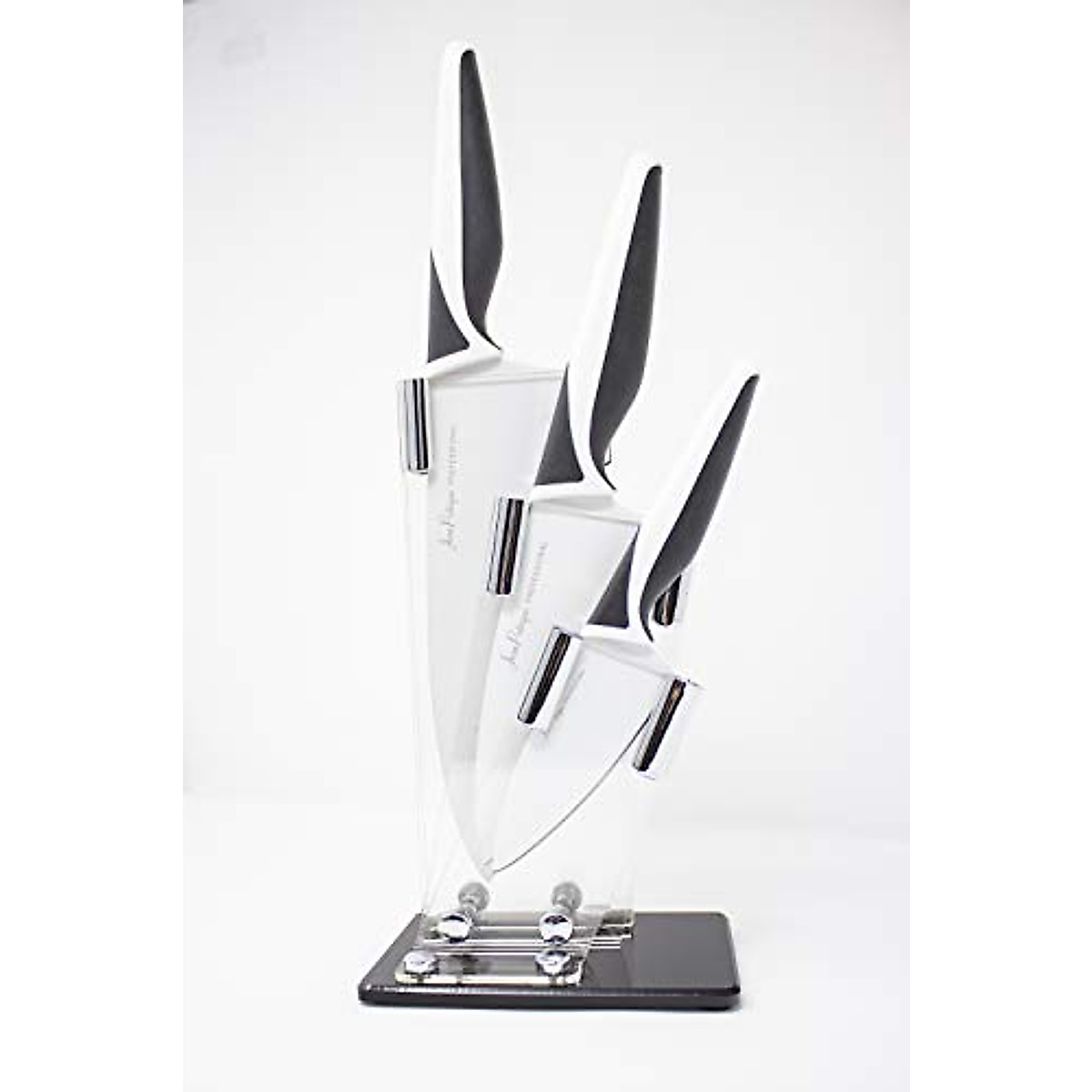 Perspex Knife Block for the Jean Patrique Signature 3-Piece Knife Set | Stylish & Protective storage for your knives | From Jean Patrique