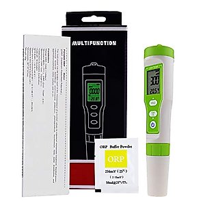 Digital ORP Meter with Automatic Calibration & ORP Buffer Powder (ORP Meter)