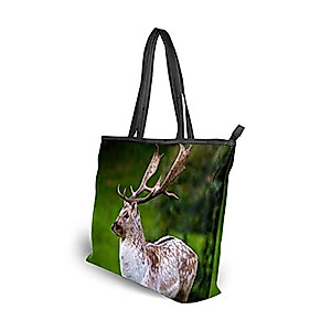 Reindeer handle bag Shoulder Tote Bag For Women Fashion Multi functional Bag Shopping Travel GYM Outdoors