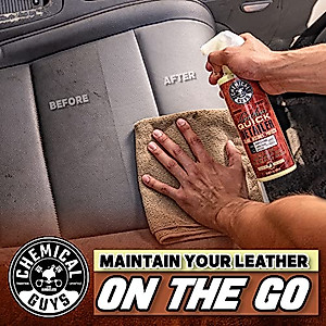 Chemical Guys SPI21616 Leather Quick Detailer for Car Interiors, Furniture, Apparel, Shoes, Sneakers, Boots, and More (Works on Natural, Synthetic, Pleather, Faux Leather and More), 16 fl oz