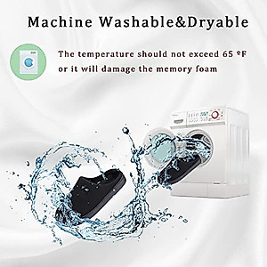 landeer Women's and Men's Memory Foam Slippers Casual House Shoes (AllBlack,Women7-8/Men5-6)