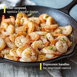 Lodge Cast Iron Chef Collection Skillet, Pre-seasoned - 10 in