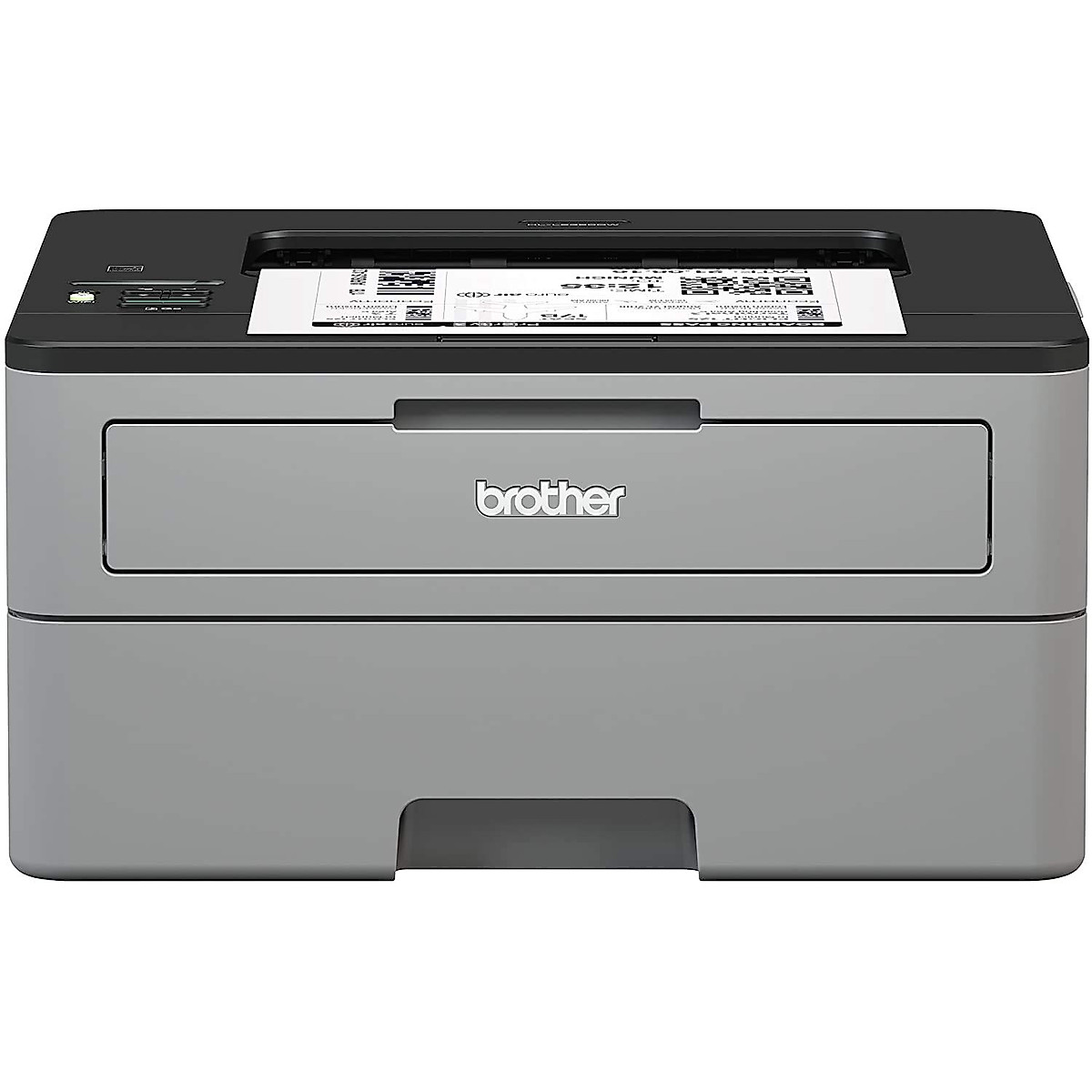Brother HL-L23 50DW Series Compact Wireless Monochrome Laser Printer - Mobile Printing - Auto Duplex Printing - Up to 32 Pages/min - Up to 250 Sheet Paper - 1-line LCD Display + USB-C Adapter