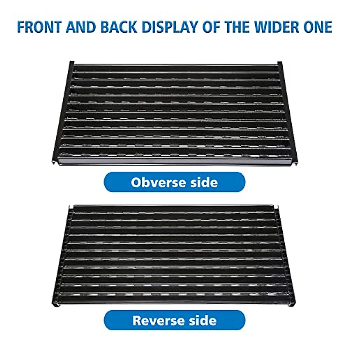 Uniflasy Porcelain-Enameled Cooking Grid Grates and Heat Plate Burner fits CharBroil Performance Tru Infrared 3 Burner 463370719 463371116 463280019 463371716 463633316