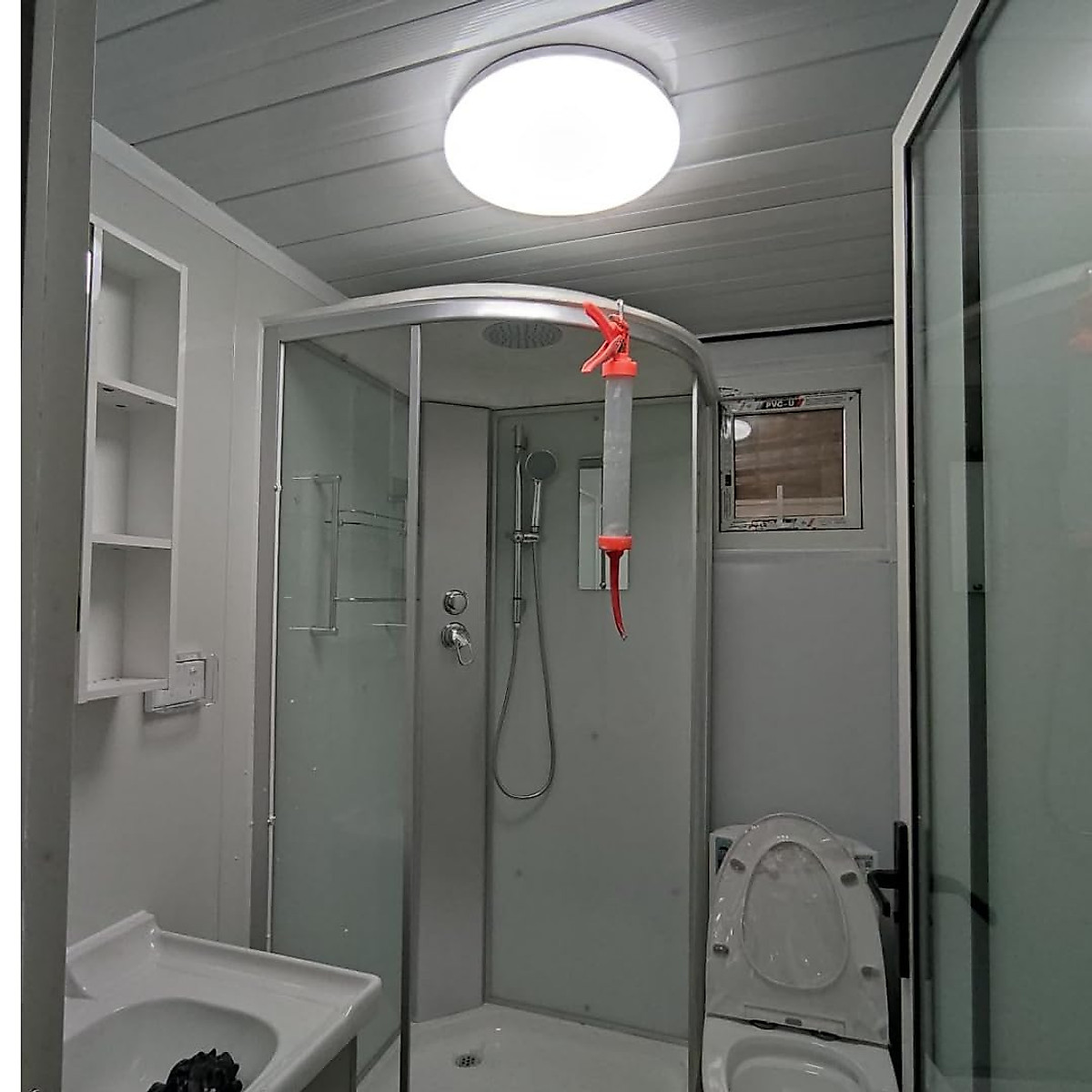 Generic Portable Folding House Container Tiny Homes prefab Home with Toilet, Sink, Shower, Folding Rooms Cabinets, Windows,., Customize