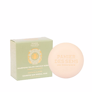 Panier des Sens - Shampoo Bar for Normal Hair – Almond Bar Shampoo with Organic Sweet Almond Oil - Gentle, Ultra-Foaming Solid Shampoo – Natural Shampoo Bar, Eco-Friendly, Silicone Free - 2.6 oz