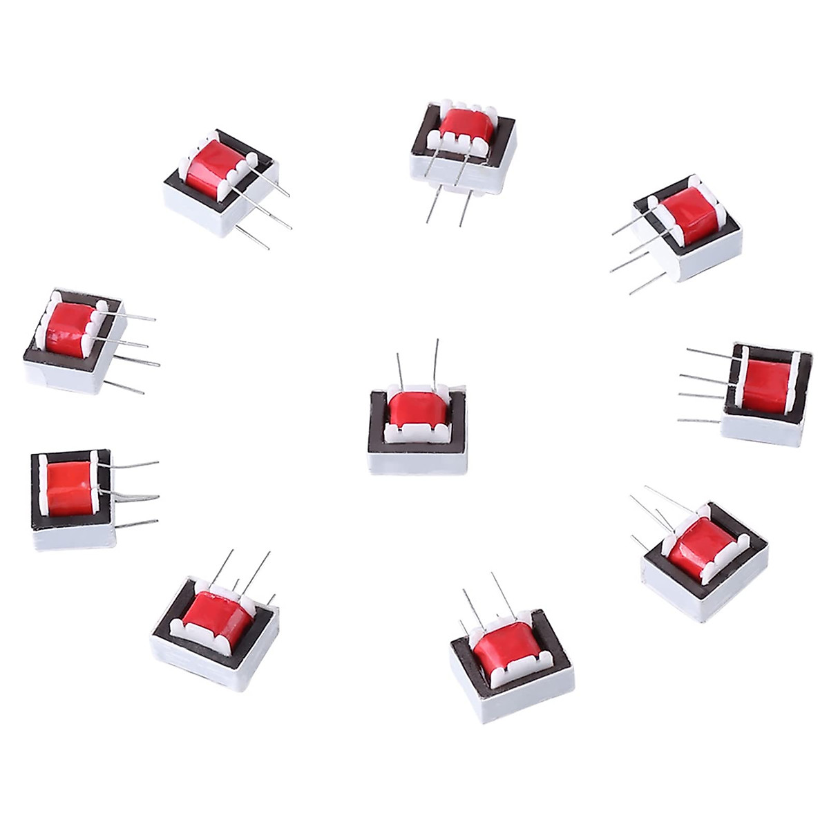 10Pcs Audio AC 600:600Ohm DC 135 :135 Ohm 1:1 EI14 Isolation Transformer Audio