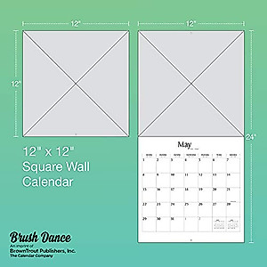 Pathways 2022 12 x 12 Inch Monthly Square Wall Calendar by Brush Dance, Photography Journey Scenic Nature