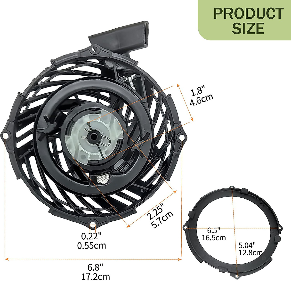 shiosheng 591139 593961 Pull Recoil Starter for B & S 590588 593959 595355 Engines Lawn Mower 500E Pull Start Assembly Replacement Parts