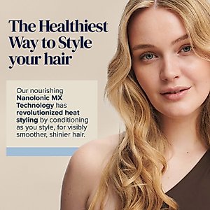 Bio Ionic Long Barrel Styler, 1.25" Curling Iron with Moisture Heat Technology & NanoIonic MX, Verstatile Curling Wand with Longer Barrel for Large Sized Soft Curls & Waves