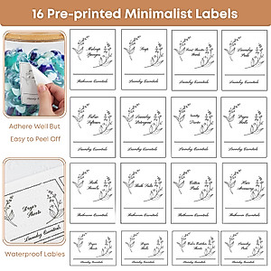 COAZEX 3 Pack Laundry Powder Container & Dryer Sheet Holder, Large Plastic Laundry Room Organization and Storage Jars with Lids, Labels & Scoops for Powder, Detergent, Scent Booster