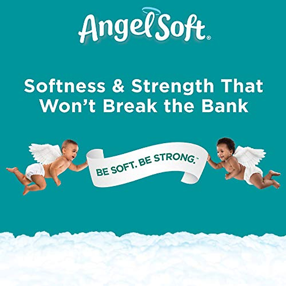 Angel Soft Toilet Paper, 6 Double Rolls, 6 = 12 Regular Bath Tissue Rolls